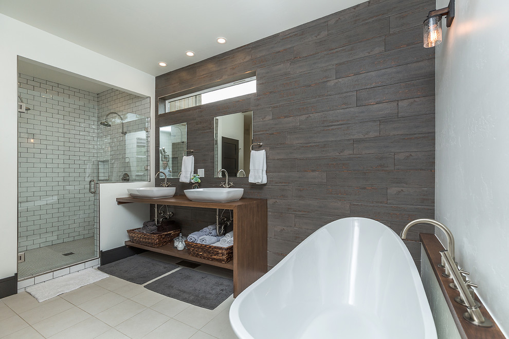 Mountain Modern Meets Farmhouse - Contemporary - Bathroom - Albuquerque - by Elevation Custom ...