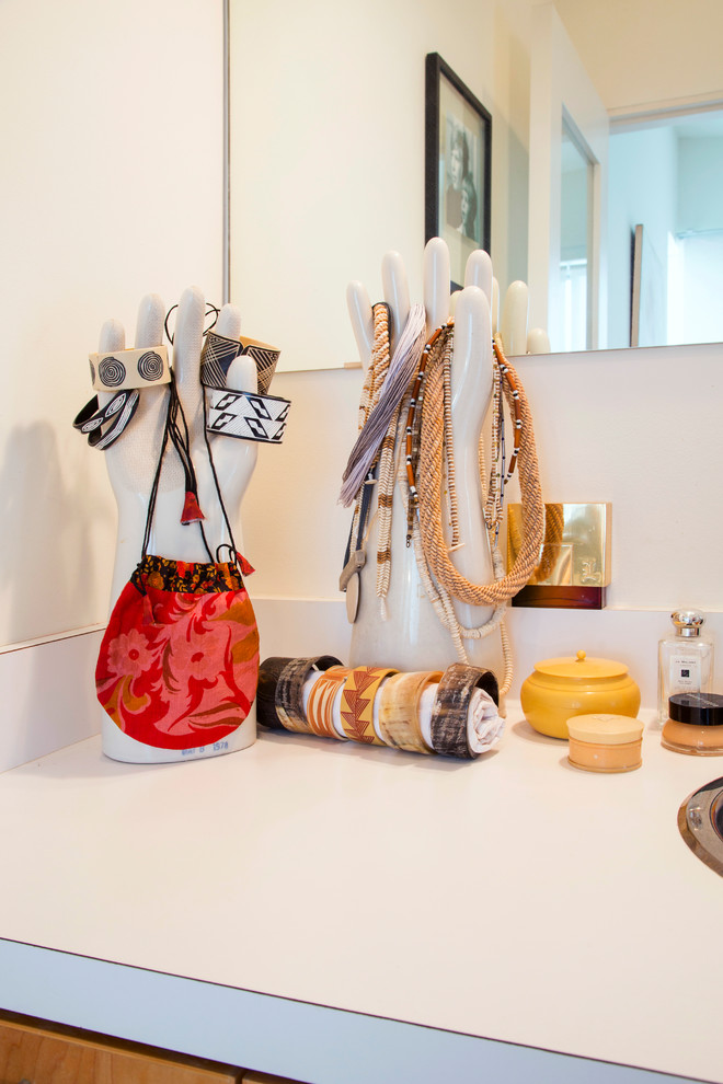 My Houzz: Splashes of Color in a Modern Arizona Loft - Bathroom - Other ...