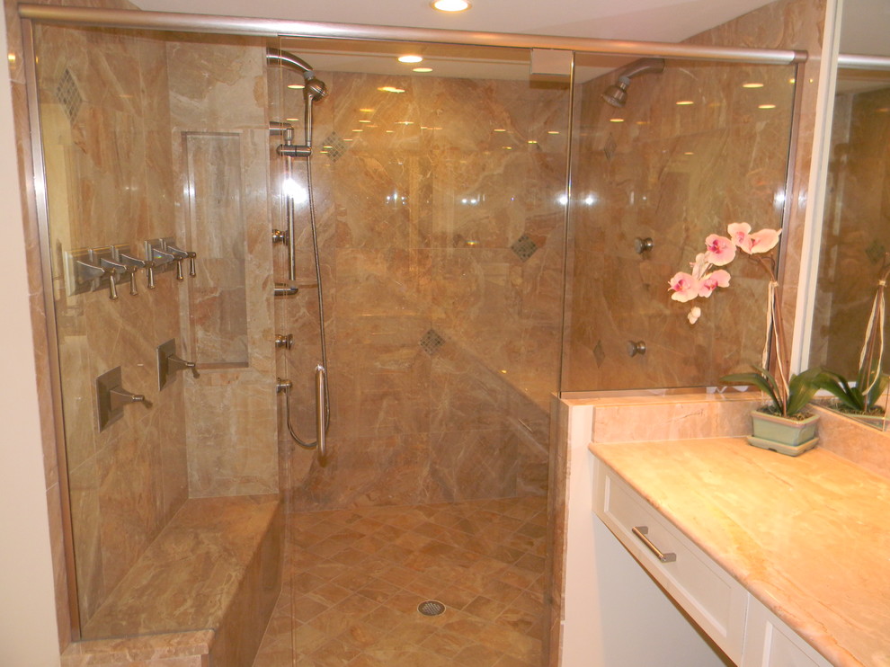 Naples, Fl. Condo Renovation - Beach Style - Bathroom - Miami - by Mark ...
