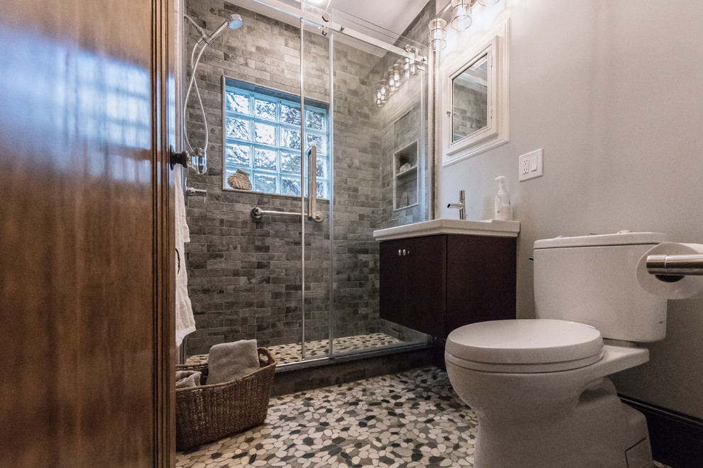Natural Stone Master Bathroom - Contemporary - Bathroom - Providence ...