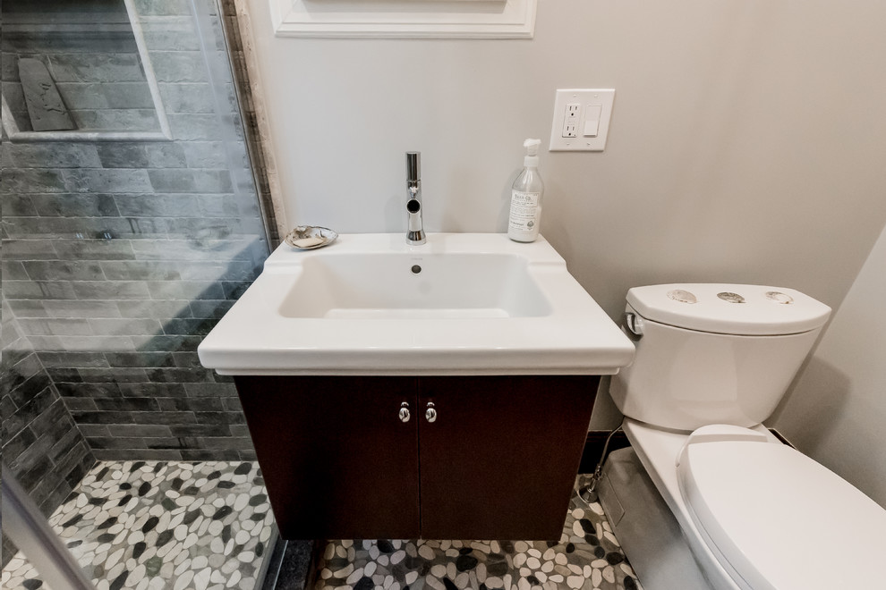 Natural Stone Master Bathroom - Contemporary - Bathroom - Providence ...