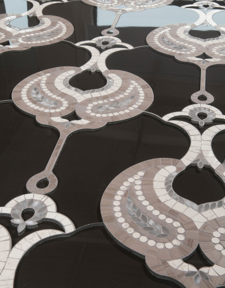 Natural Stone Mosaics & Waterjet Patterns - Contemporary - Bathroom ...