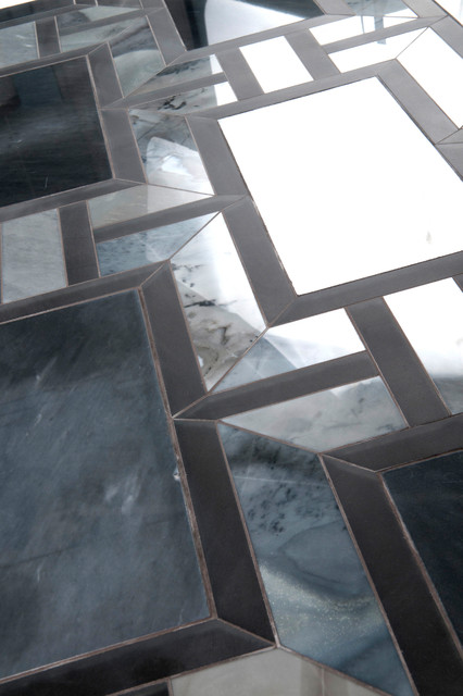 Natural Stone Mosaics & Waterjet Patterns - Contemporain - Salle de ...