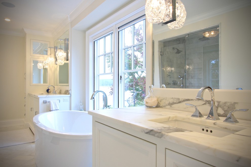 Navesink River Home - Contemporary - Bathroom - New York - by Ginny ...