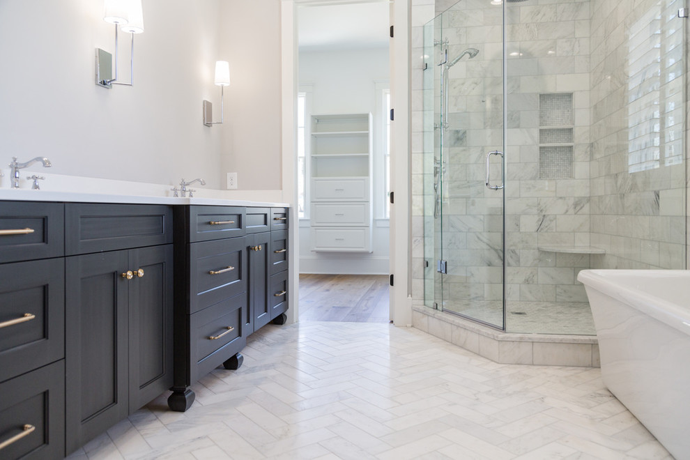 Neff Knoll Folly - Owners Bath - Modern - Bathroom - Charlotte - by E S ...