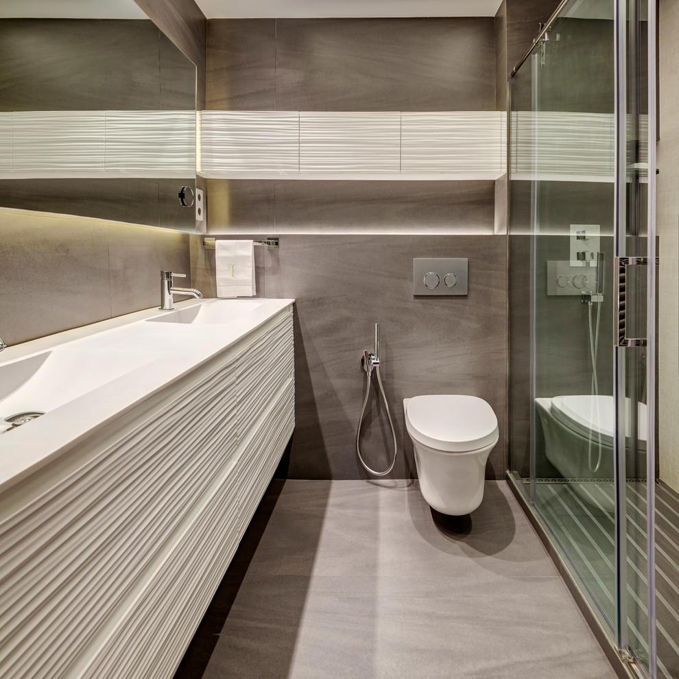 Neolith Grey Bathroom - Contemporary - Bathroom - Essex - by Neolith UK | Houzz