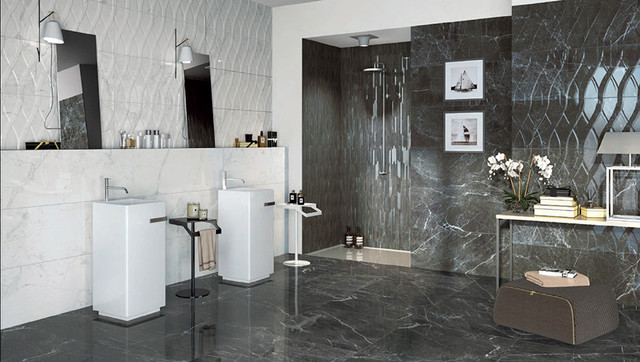 New Floor and Wall Tiles - Classique Chic - Salle de Bain - Toronto ...