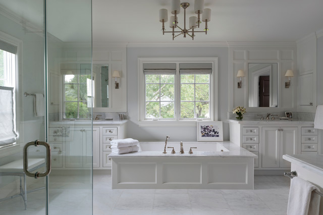 New Master Bathroom at Addition - Bathroom - Houston - by Well-Housed ...