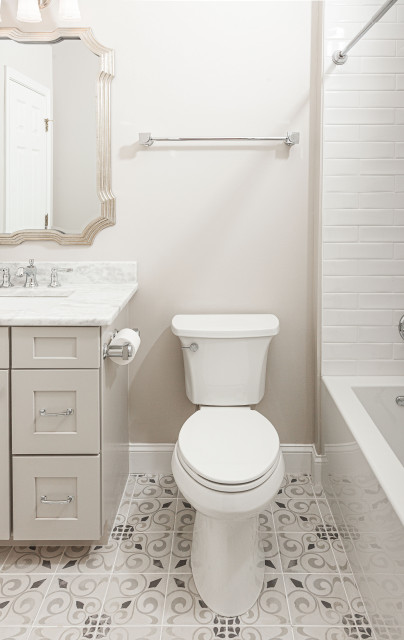 Nola Tile Secondary Bathroom - Contemporary - Bathroom - Atlanta - by ...