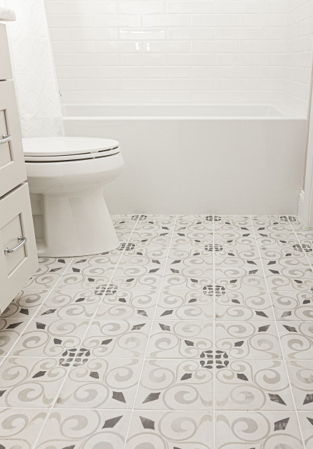 Nola Tile Secondary Bathroom - Contemporary - Bathroom - Atlanta - by ...