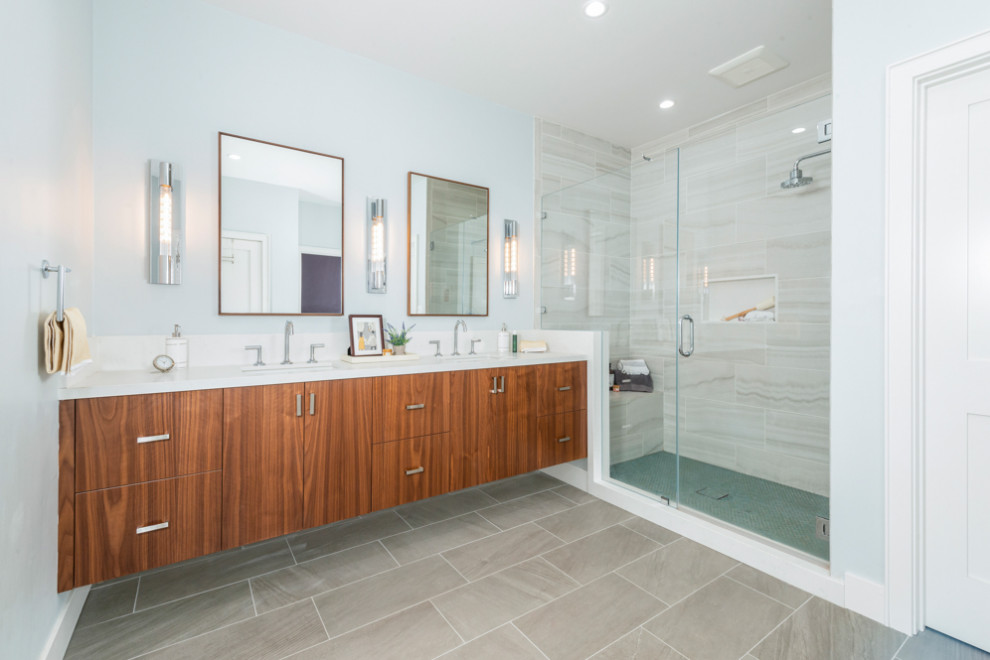 Norlyn - Transitional Master Bathroom - Transitional - Bathroom - San ...