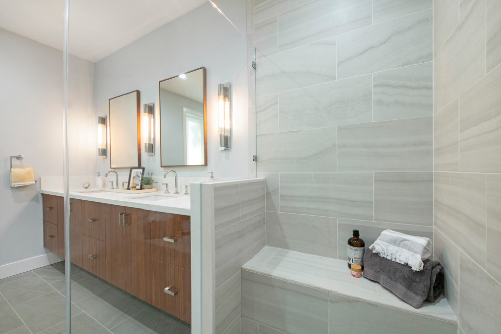 Norlyn - Transitional Master Bathroom - Transitional - Bathroom - San ...