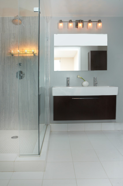 NYC Apartment: Custom Renovation & Design - Contemporary - Bathroom ...