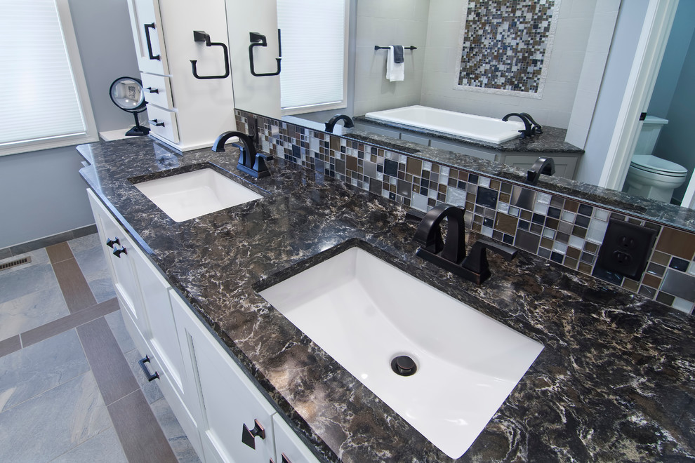 O'Connor Bathroom - Transitional - Bathroom - Minneapolis - by Rebecca ...