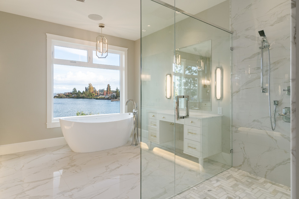 Oceanfront Bay - NEW BUILD - Traditional - Bathroom - Vancouver - by ...