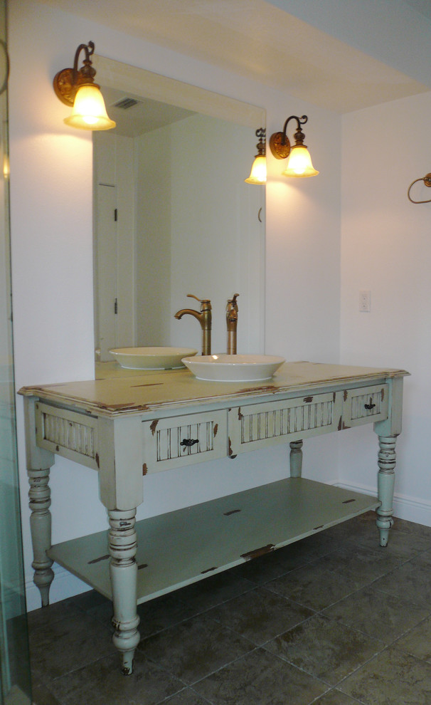 Old World Furniture Style Vanity - Traditional - Bathroom - Orlando ...