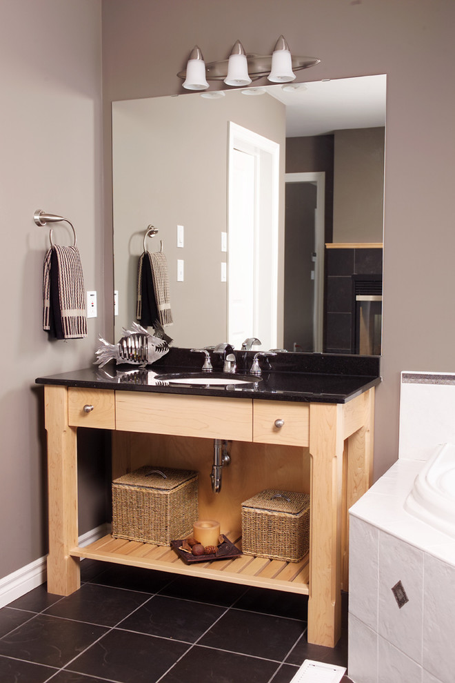 Open Storage Bathroom Vanity - Traditional - Bathroom - Toronto - by ...