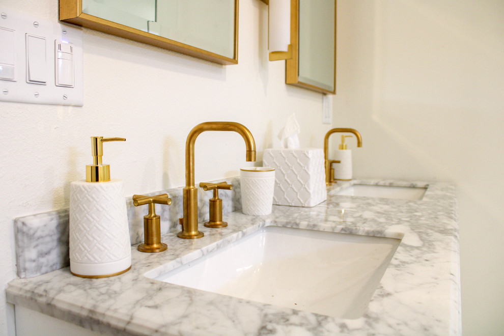 Complete Master Bathroom Addition / Vanity - Modern - Bathroom - Los ...