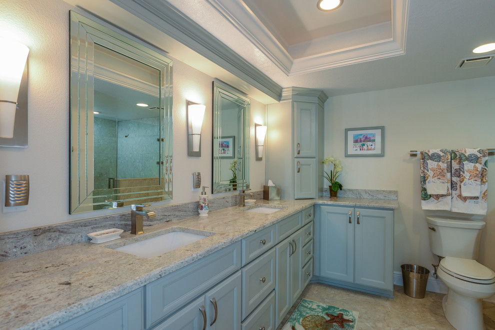 Pass-a-Grille Full Condo Renovation - Beach Style - Bathroom - Tampa ...