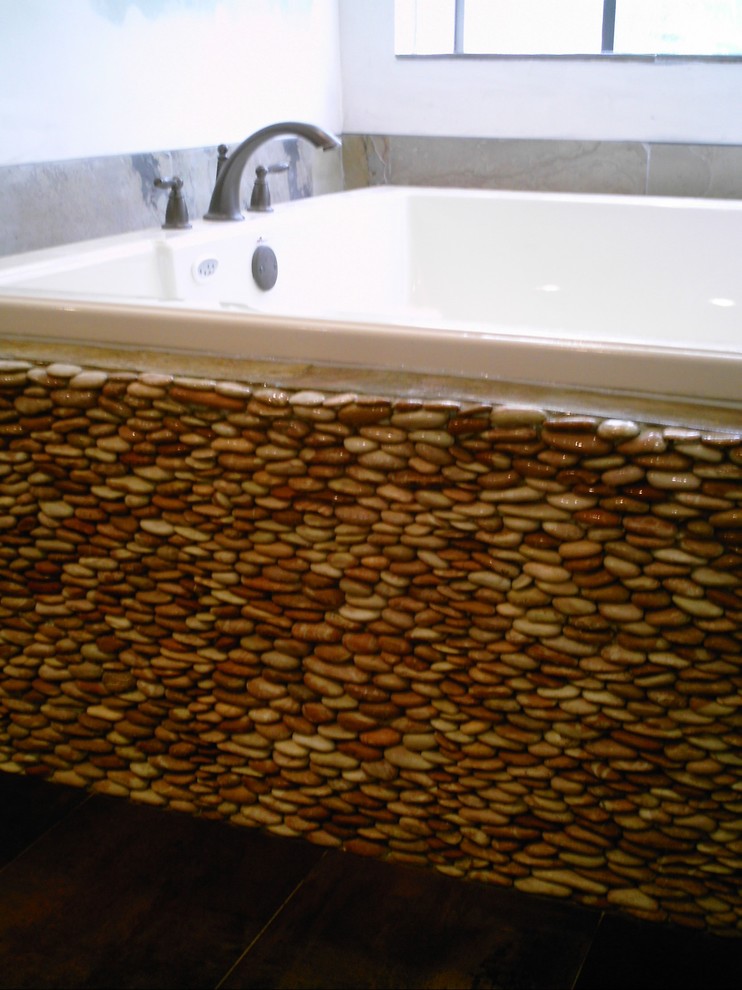 Pebble tub face - Contemporary - Bathroom - Jacksonville - by Eberling ...