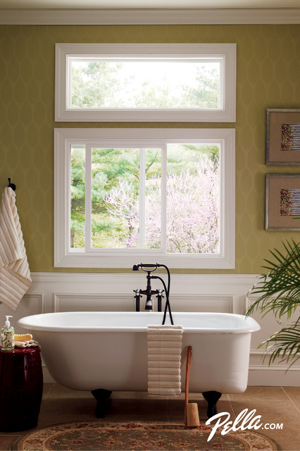Pella® 350 Series Sliding Window - Contemporary - Bathroom - Cedar ...