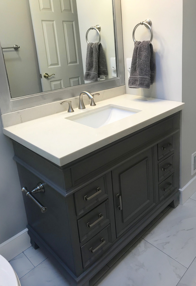 Pennington Hall Bathroom Renovation - Transitional - Bathroom ...