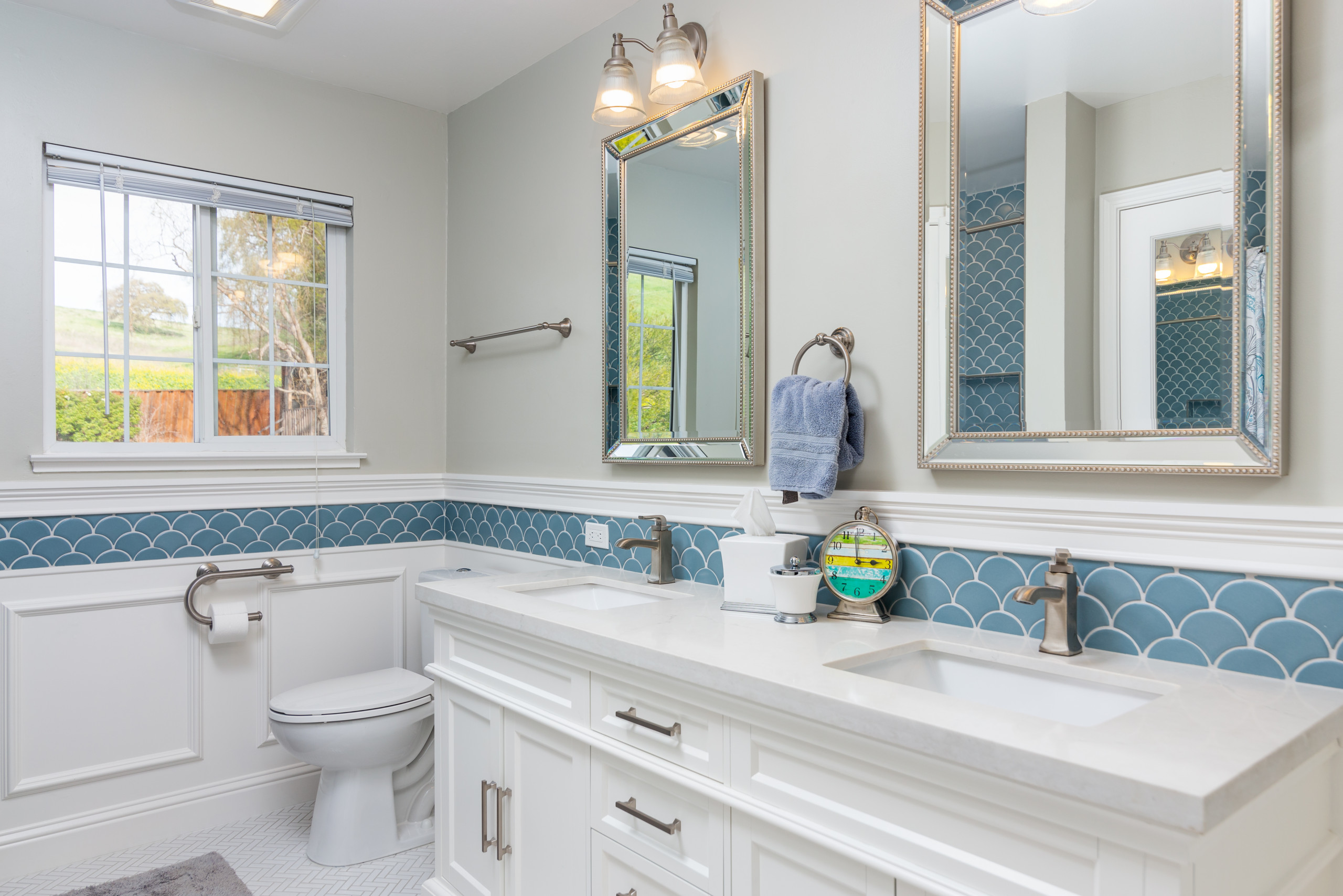 Wainscoting Bathroom Vanity