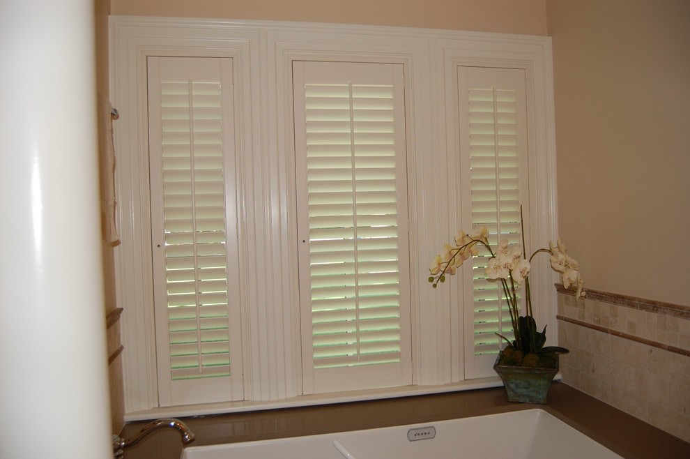 Plantation Shutters - Traditional - Bathroom - Tampa - by Shades IN Place | Houzz
