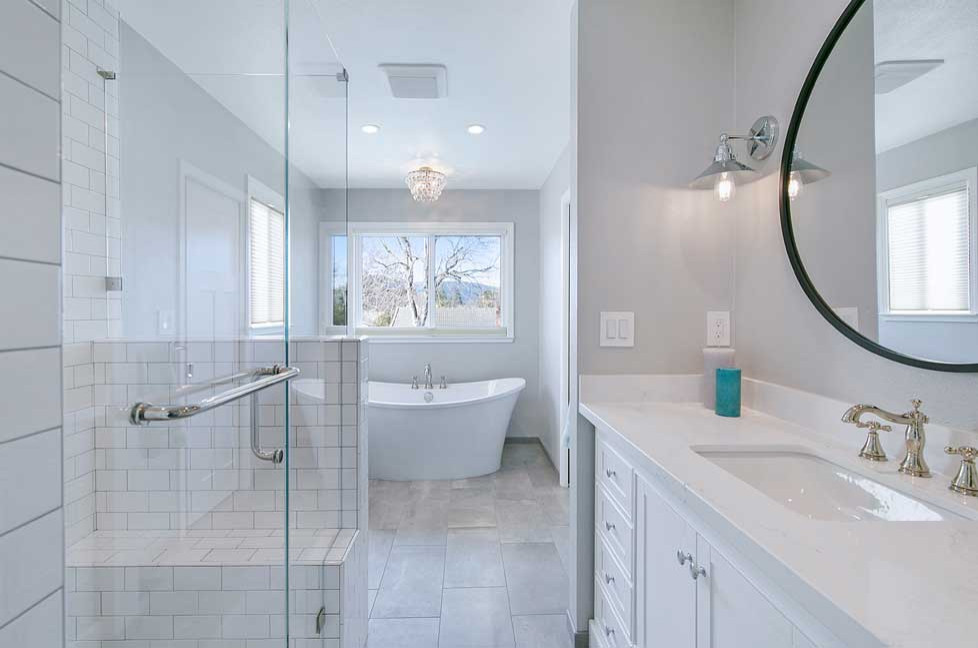 Pleasanton Transitional Primary Bathroom Remodel - Transitional ...