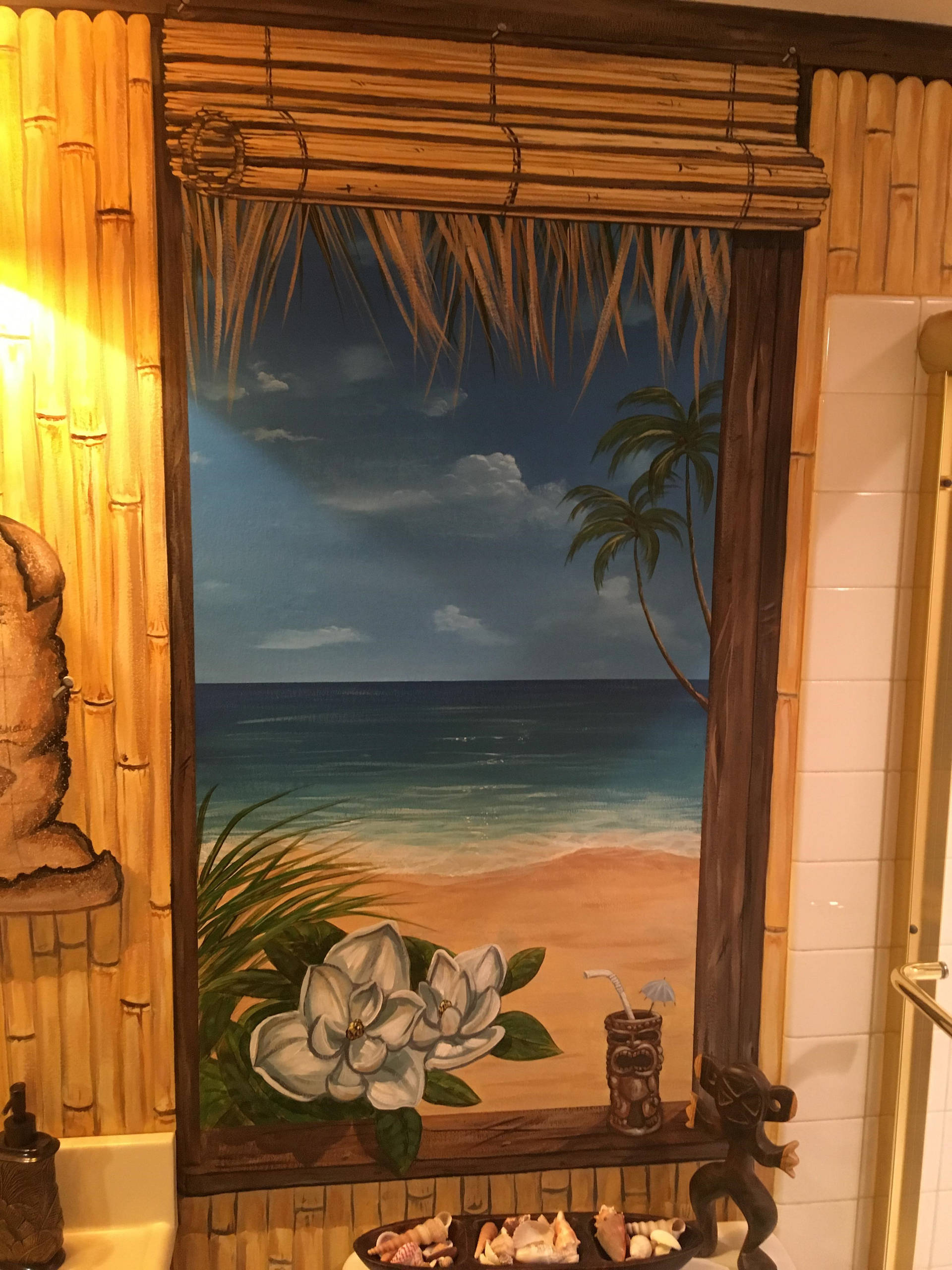 Polynesian Decor Home | Shelly Lighting