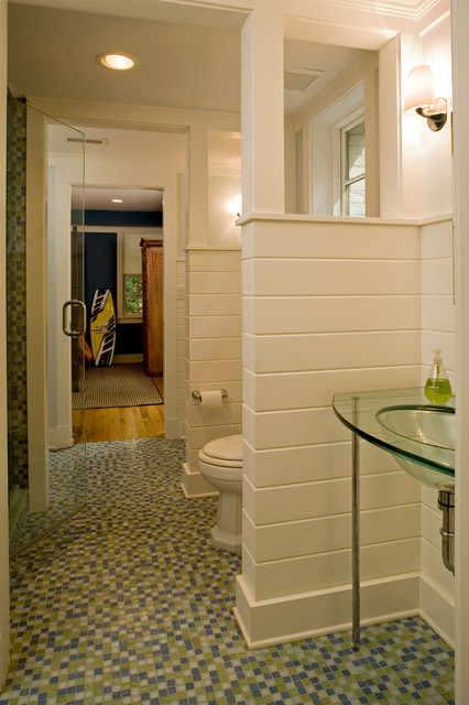 Pool House - Traditional - Bathroom - DC Metro - by Rill Architects ...