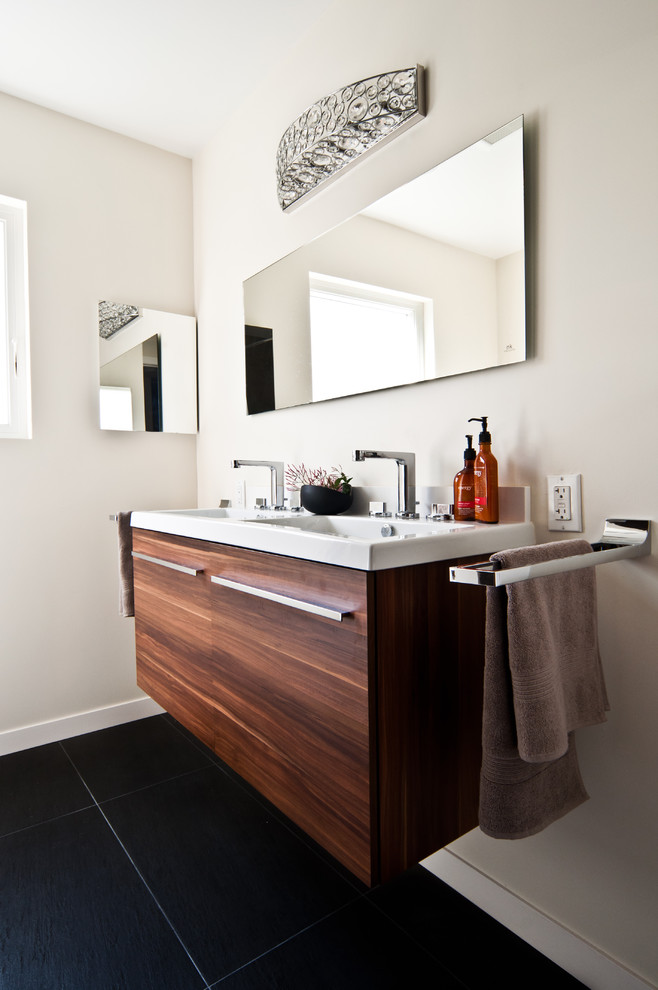 Porcelanosa City Nogal Vanity - Modern - Bathroom - San Francisco - by ...