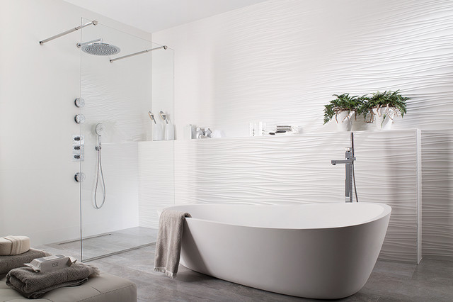 Porcelanosa - Moderne - Salle de Bain - Charlotte | Houzz