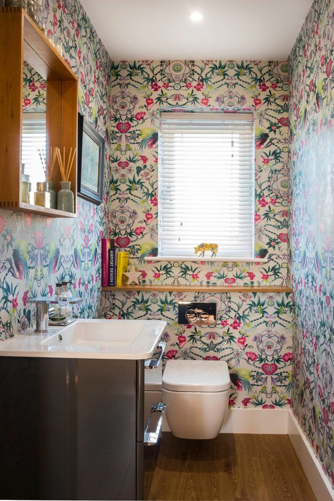 Portfolio - Eclectic - Powder Room - Kent - by Lucia Victoria Interiors ...