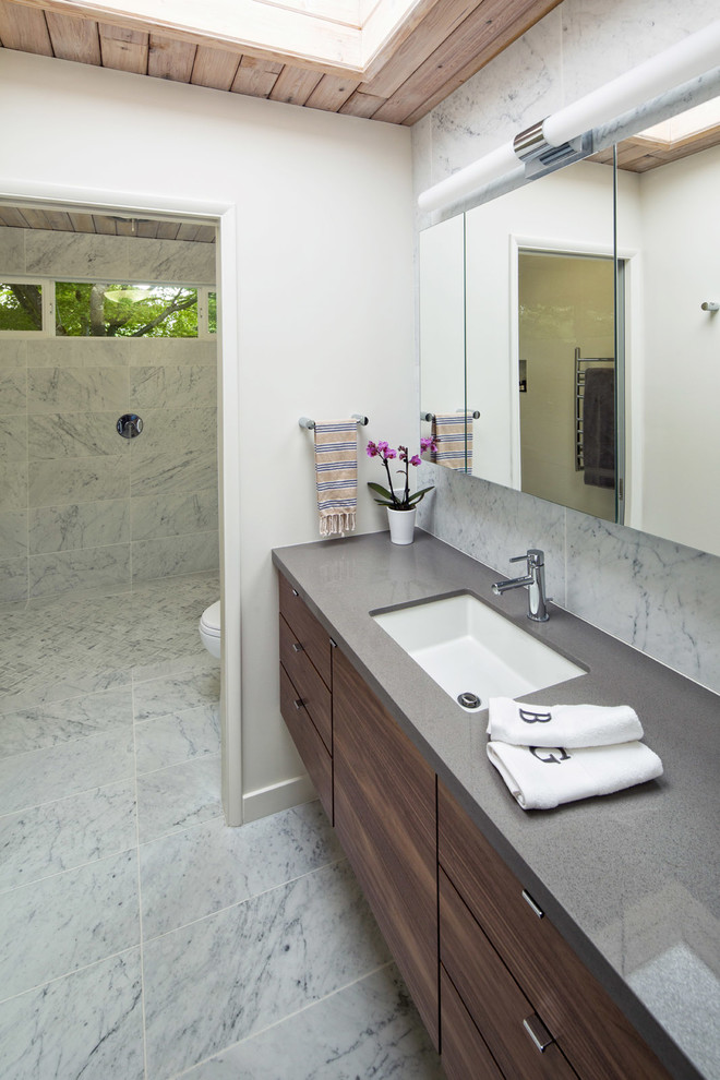 Portland Rummer House Master Bath - Midcentury - Bathroom - Portland ...