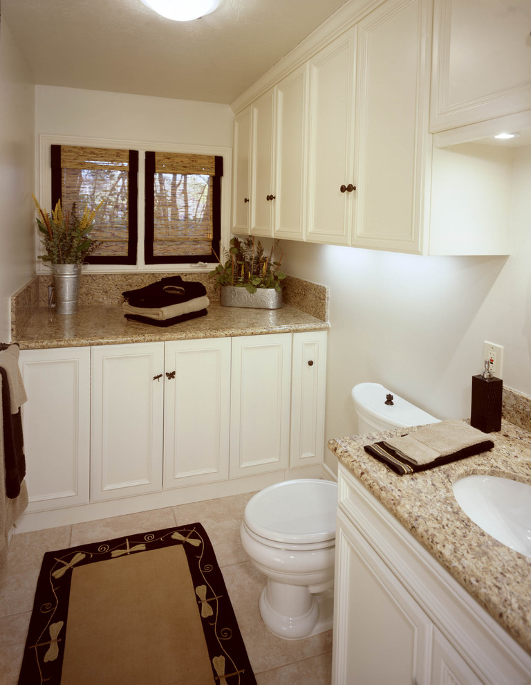 Powder room laundry combo in Pasadena, CA - Traditional - Bathroom ...