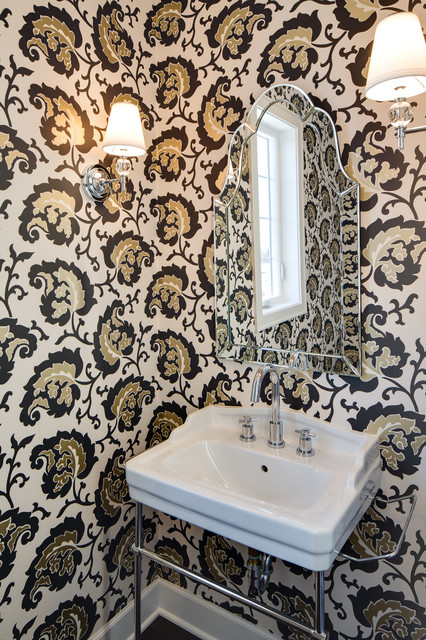Powder Room - Traditional - Powder Room - Minneapolis - by Mark Teskey ...