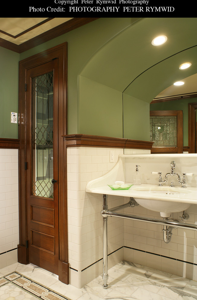 Pub Bath- bath basin - Craftsman - Bathroom - New York - by Carisa ...