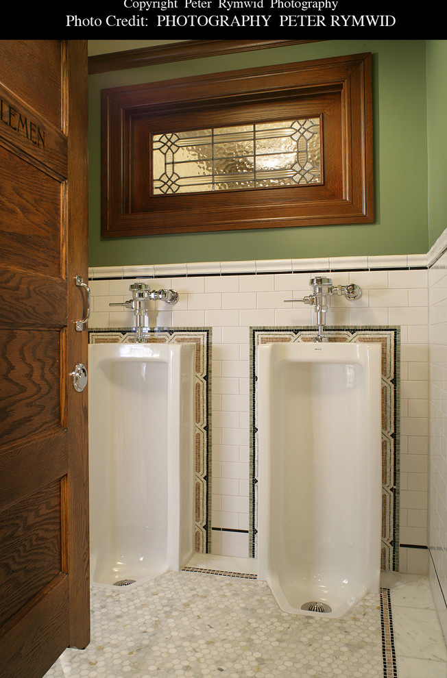 Pub Bath- Gentlemen's Stalls - Craftsman - Bathroom - New York - by ...