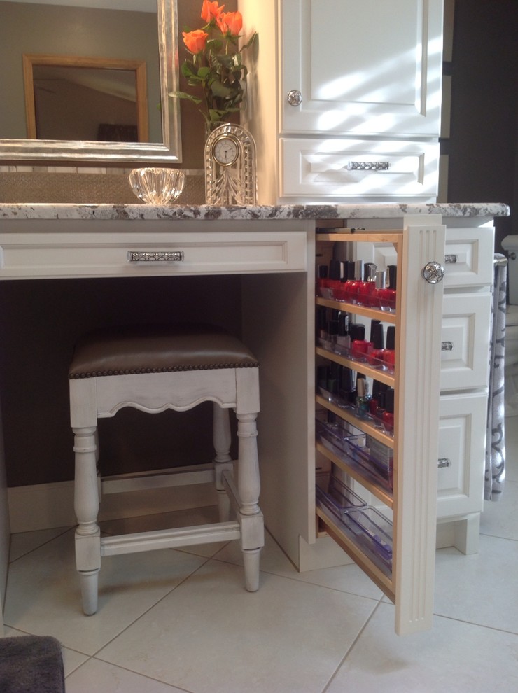 Pull-out Storage - Traditional - Bathroom - Denver - by SCHROLL ...