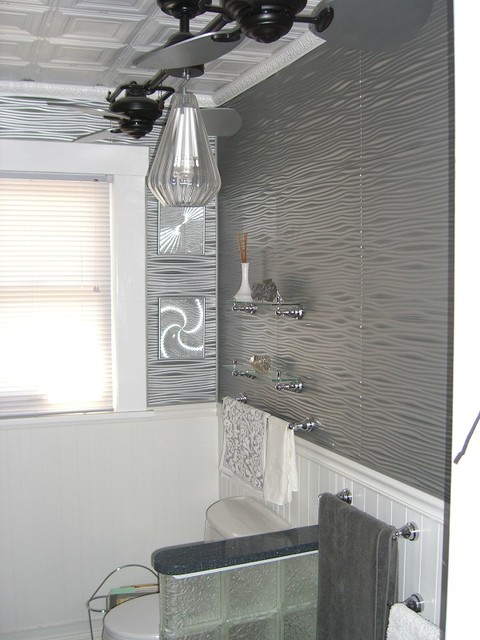 PVC Beadboard - Contemporain - Salle de Bain - Tampa - par AIC ...