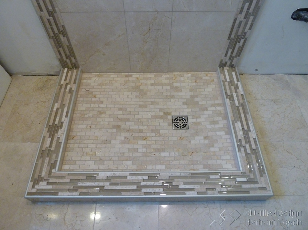 Rain Shower with Niches - Maple Ridge, BC - Modern - Bathroom ...