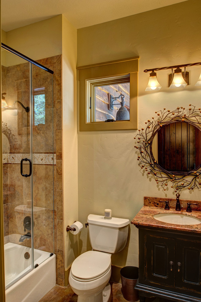 Ranch Style by the Lake - Rustic - Bathroom - Houston - by Ellis Custom ...