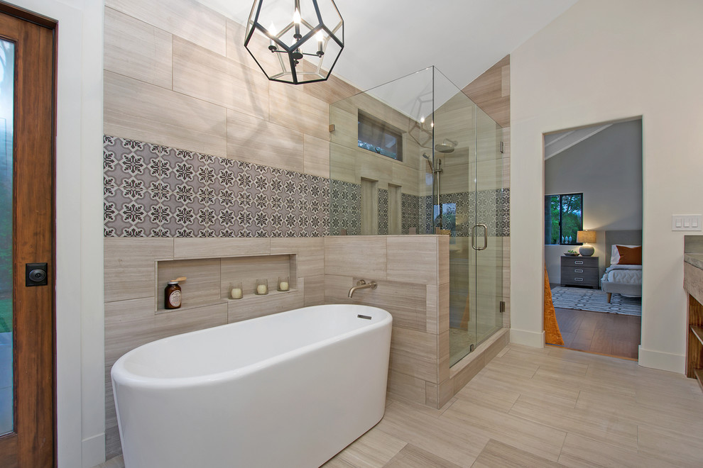 Rancho Santa Fe Ranch House - Rustic - Bathroom - San Diego - by Kim ...