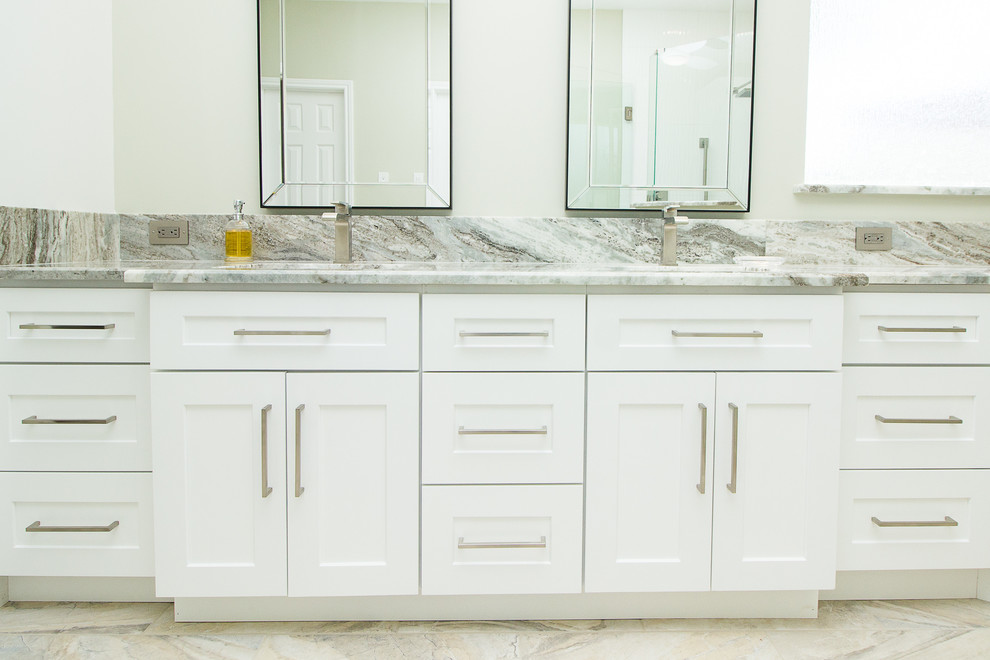 Ripple Effect - Master Bathroom - Contemporary - Bathroom - Houston ...