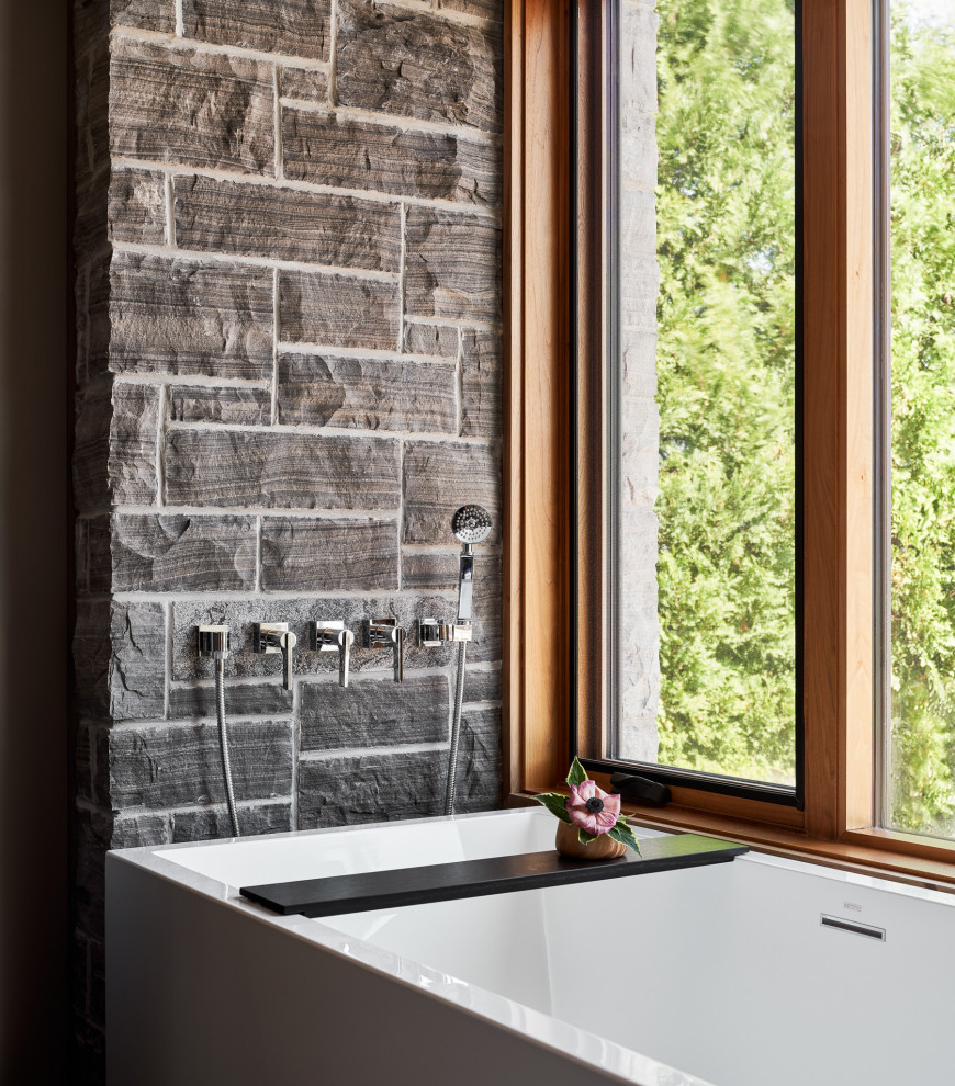 Riverview Lakeside Cottage - Rustic - Bathroom - Ottawa - by Astro ...