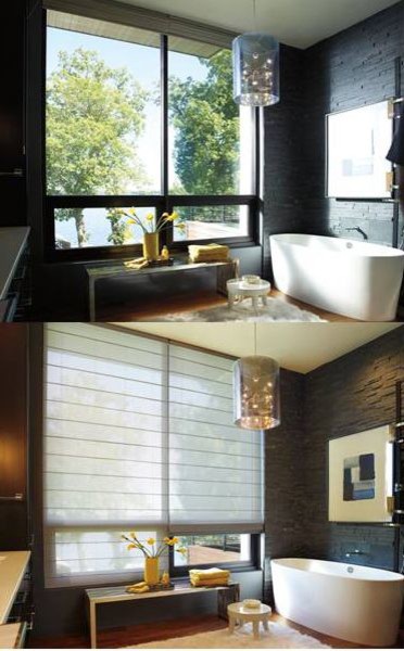 Roman Shades - Transitional - Bathroom - Toronto - by User | Houzz