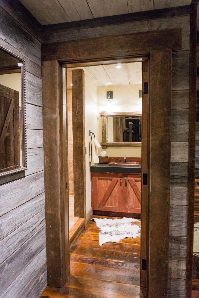 Rustic Bunkhouse Bathroom- Allenspark Bunkhouse - Rustic - Bathroom ...