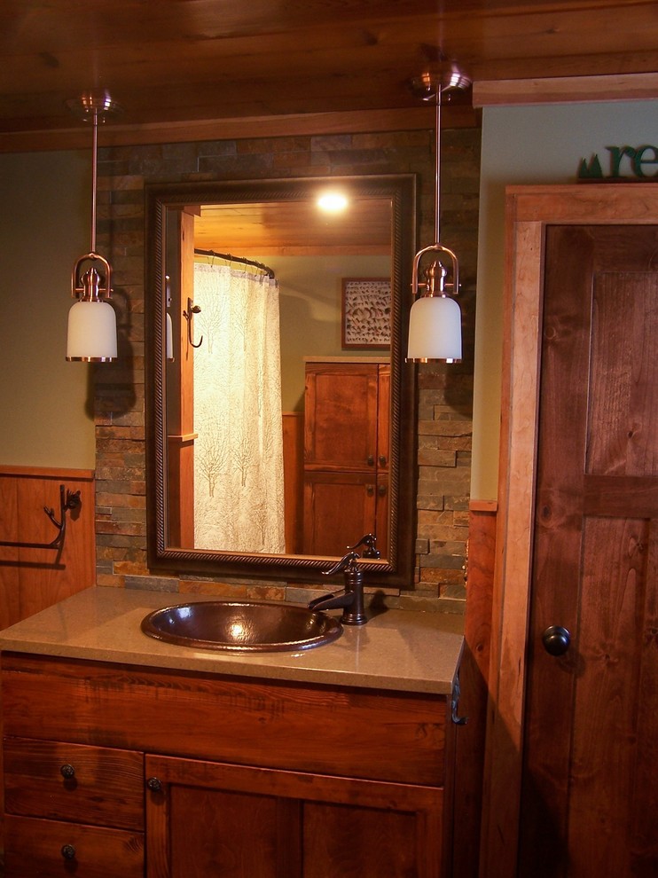 Rustic Cabin Bathroom - Rustic - Bathroom - Grand Rapids - by Storybook ...