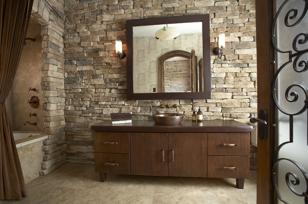 Rustic Guest Bathroom - Rustic - Bathroom - Toronto - by Ariel Muller ...
